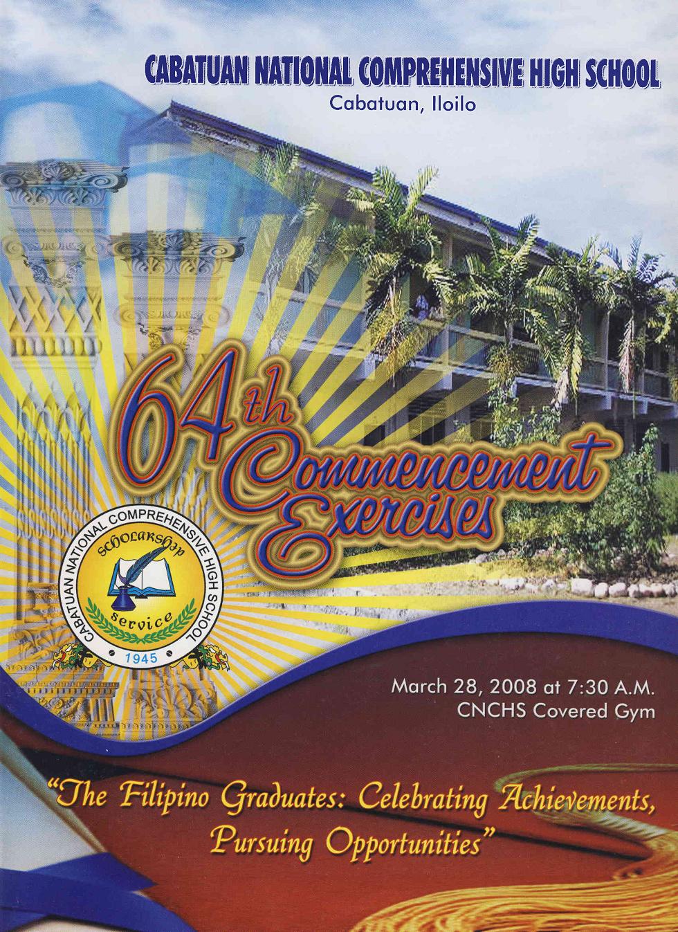 High School Graduation Program Covers